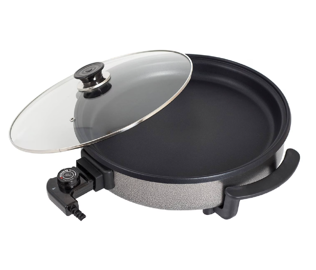 Oala electrică rotundă pentru gătit pentru pizza grill sarmael orez ...
